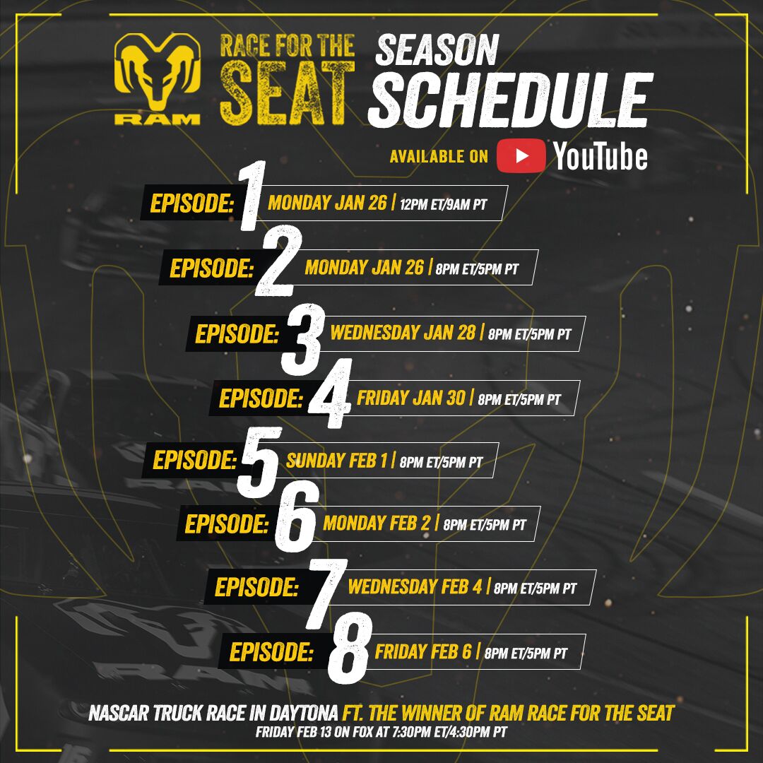 RAM Race for the Seat | NASCAR Reality Series